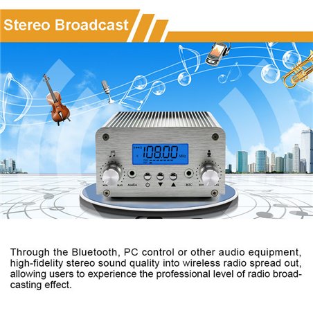 Broadcast Transmitter Radio Station,15W FM Transmitter Broadcasting ...