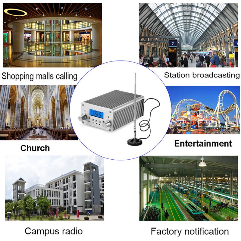 Broadcast Transmitter Radio Station,15W FM Transmitter Broadcasting ...