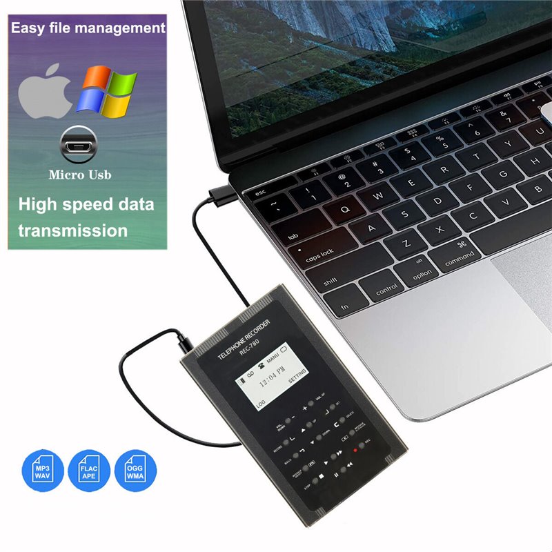 Landline Phone Call Recorder Automatic/Manual Telephone Calls Recording ...